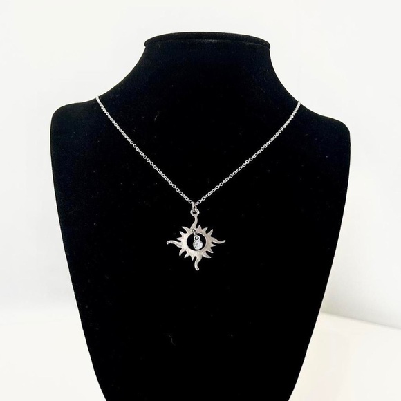 Jewelry | Reversible Sterling Silver Disneys Tangled Sun Necklace ...